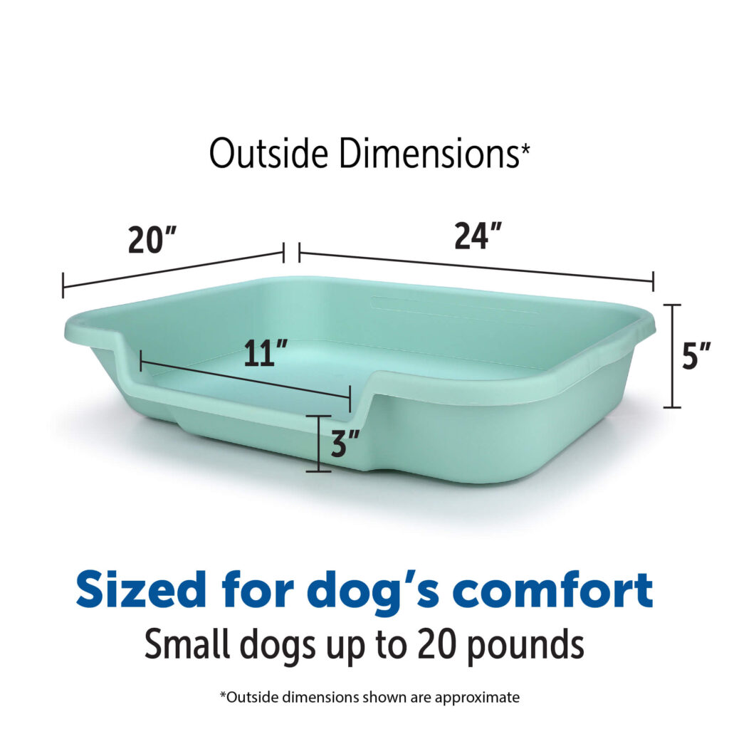 Large Green Puppy Pan – Potty Solution for Dogs & Puppies